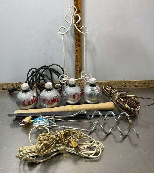 Full Diet Coke’s, Ground Ties, Plate Holder, Axe Handle & More in ...