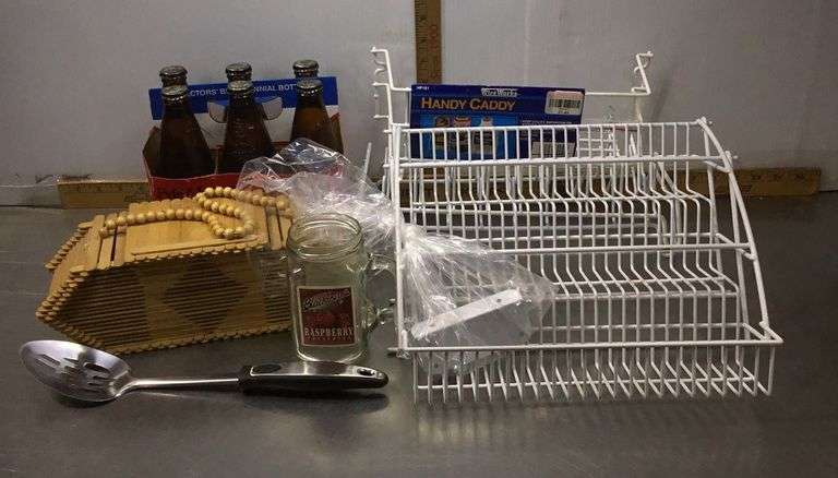 Popsicle Stick Purse, Wire Racks, Spoon, Mug and Beer Bottles ...