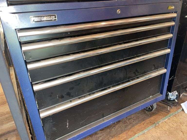 Performax 3’ tall, 40”wide & 18”deep Tool Chest on Castors& Tool Box 23 ...