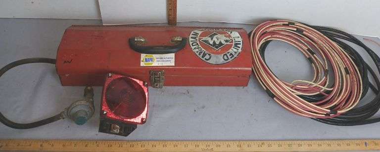 NAPA Box w/ Contents & Misc. Wire - Sherwood Auctions