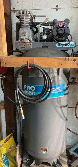 Devilbiss. 5Hp 60 Gallon Air Compressor & Support Tank 220v Needs New ...