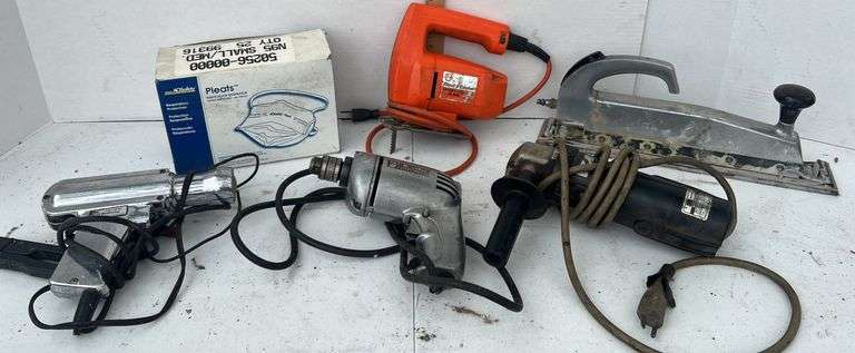 Chicago Pneumatic CP767 Air Sander, Craftsman Sander, Gig Saw & Other ...