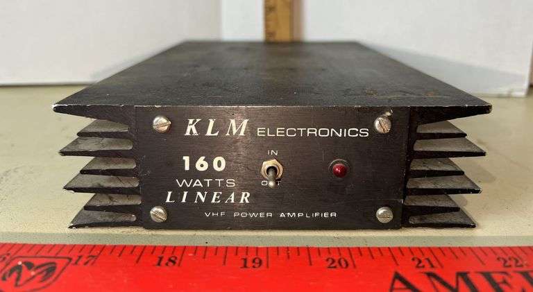 KLM Electronics 160 Watt Linear VHF Power Amplifier - Sherwood Auctions