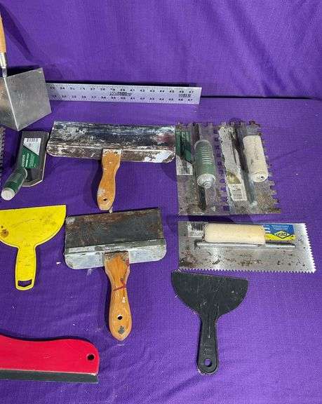 Collection of Drywall Hand Tools - Sherwood Auctions