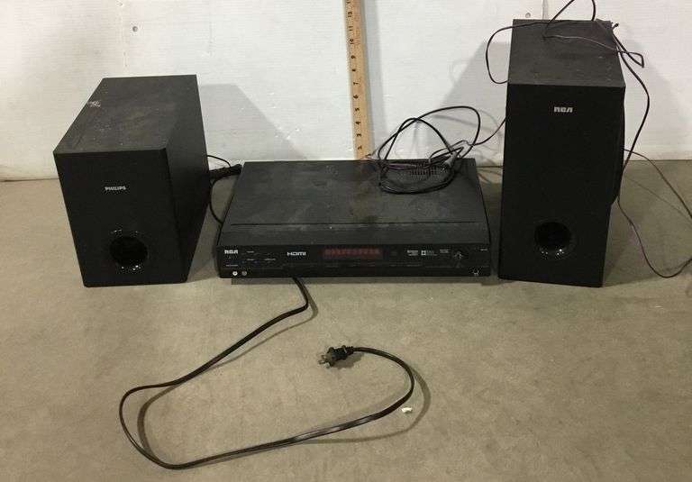 RCA Sound System With Phillips Speaker - Sherwood Auctions