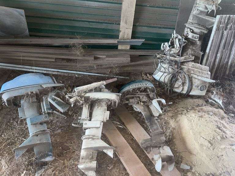 Four Project Antique Boat Motors - Sherwood Auctions