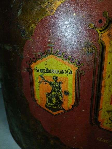 Montclair Brand Sears & Roebuck Co. Lard Tin - Sherwood Auctions