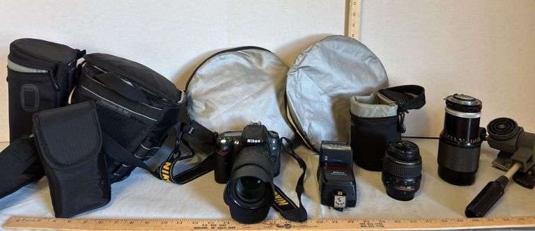 Nikon D90 Digital Camera w/ Lenses, Case & Other Accessories - Sherwood ...