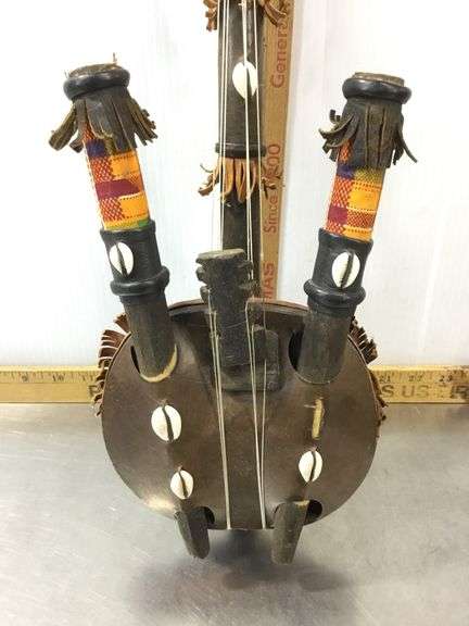 Vintage West African Musical String Instrument - Sherwood Auctions