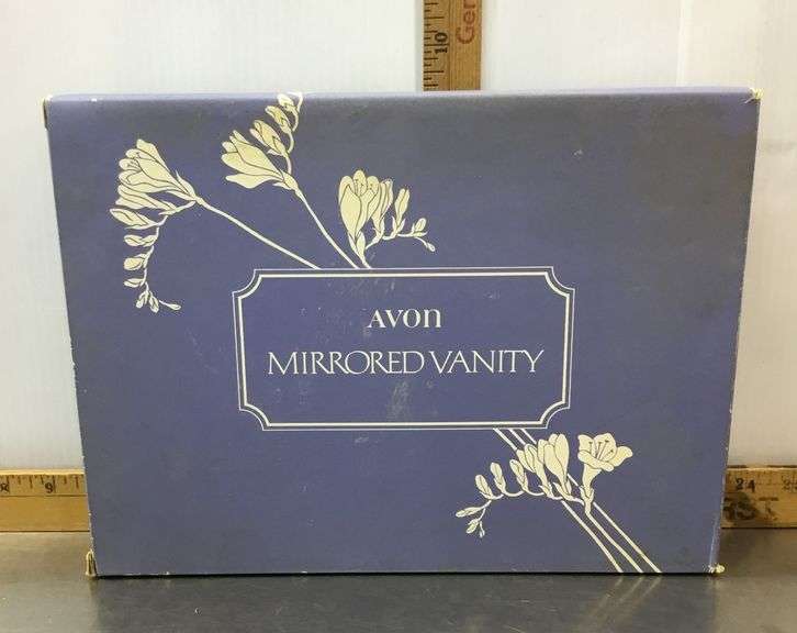 AVON Mirrored Vanity Tray (new in box) - Sherwood Auctions