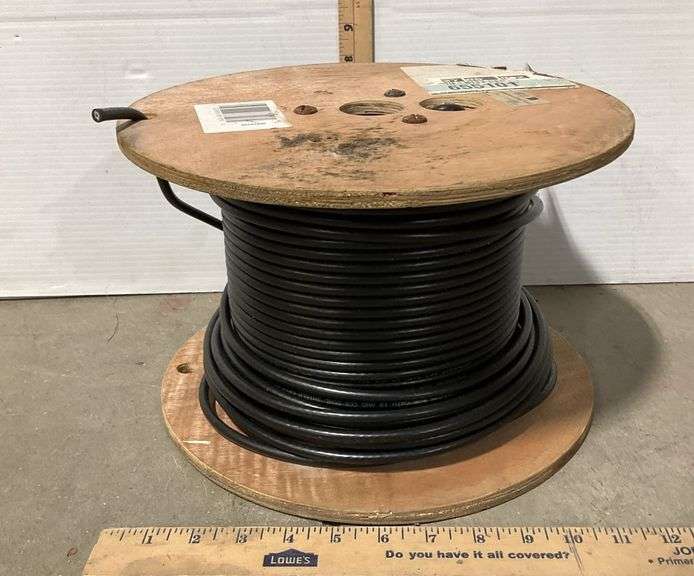 Wooden Spool of Communication Cable - Sherwood Auctions