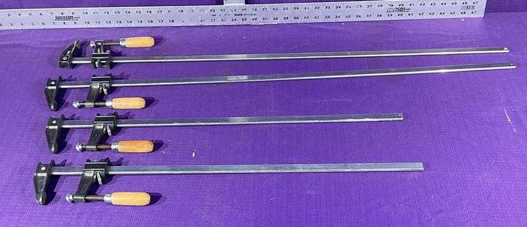 Set of 4 Craftsman Bar Clamps - Sherwood Auctions