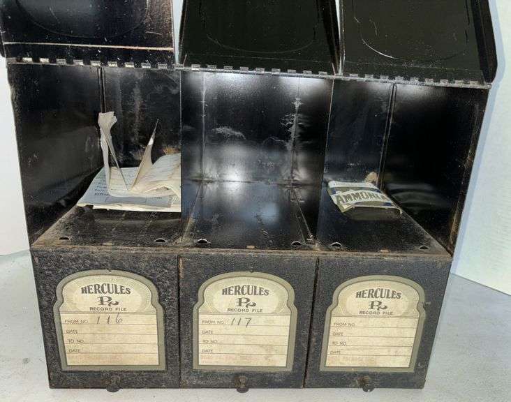 Steel Pharmaceutical Hercules RX File Cabinet - Sherwood Auctions
