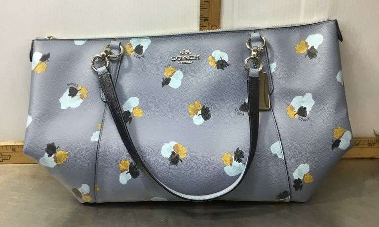 Coach Ava Tote In Cornflower - Sherwood Auctions