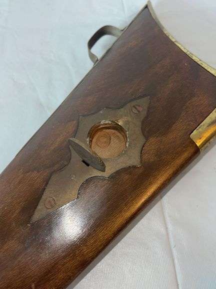 Black Powder Antique Muzzleloader- no markings on gun - Sherwood Auctions