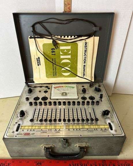 EICO 667 Dynamic Conductance Tube & Transistor Tester - Sherwood Auctions