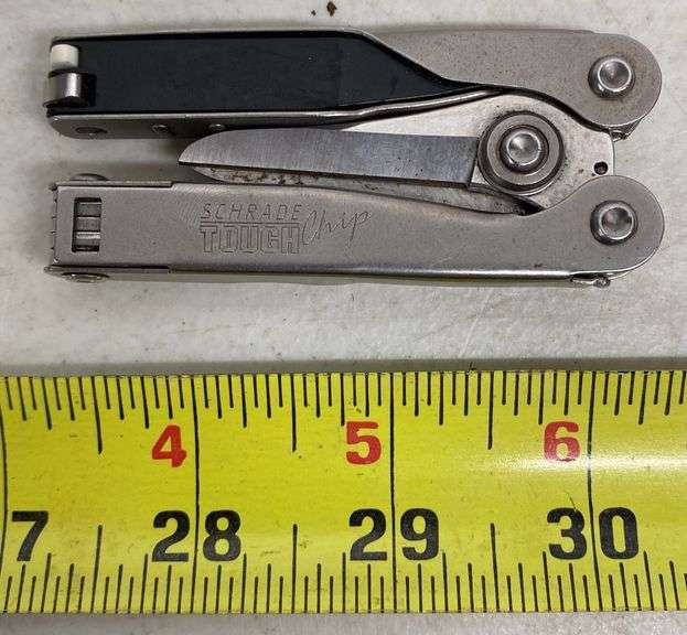 Schrade Touch Chips Multi Tool, Multi Tool, Seam Sealer, and More - Sherwood Auctions
