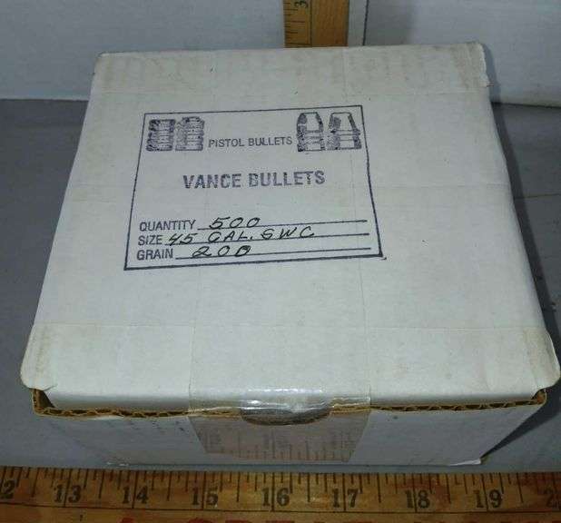 500- 45 Cal. SWS 200 Grain Bullets - Sherwood Auctions