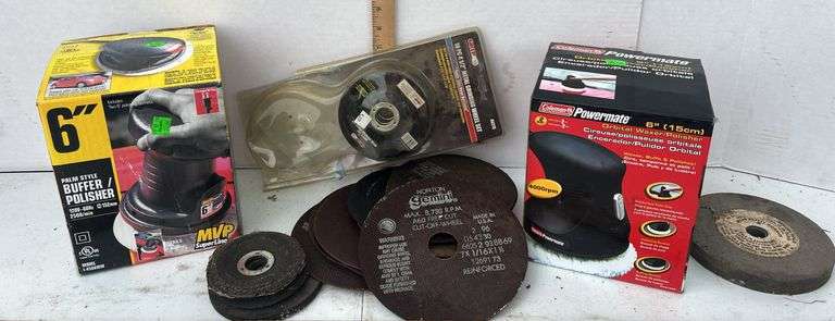 Coleman Powermate Waxer, MVP Palm Style Buffer/Polisher & Grinding ...