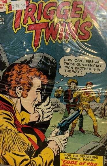 DC First Issue Trigger Twins Comic Book - Sherwood Auctions