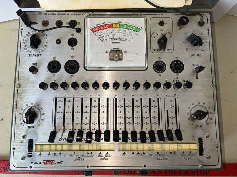 EICO 667 Dynamic Conductance Tube & Transistor Tester - Sherwood Auctions