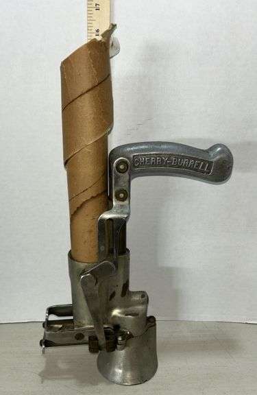 Cherry-Burrell Antique Milk Bottle Capper with Paper Caps - Sherwood ...