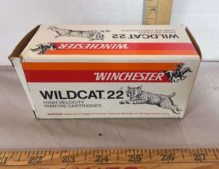 500 Rounds of Winchester Wildcat 22 Long Rifle Cartridges - Sherwood ...