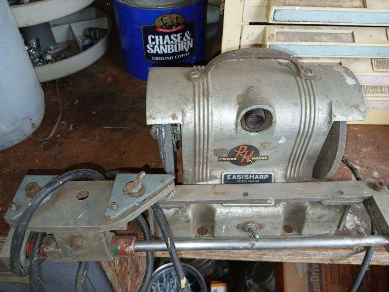 Powr-Kraft Easi Sharp Bench Grinder- Model SS-1B, Serial # A859- condition unknown - Sherwood ...