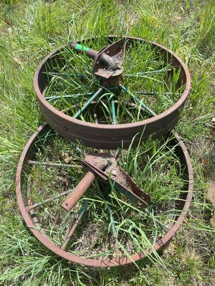 26” Round Steel Wheels - Sherwood Auctions