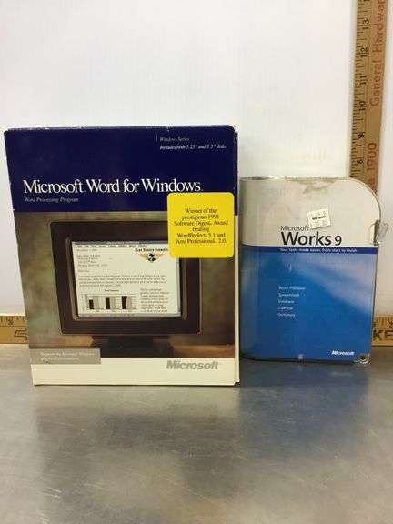 Microsoft Windows & Works, Candle, Tin, Containers, Wooden Mug and More ...