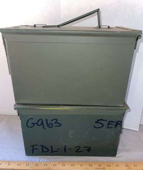 Two Military Ammo Boxes - Sherwood Auctions