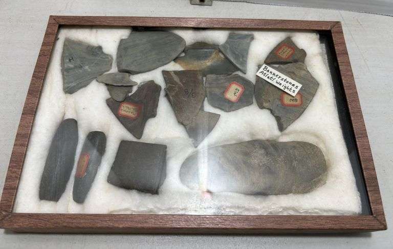Native American Atlatl Weights and Bannerstones - Sherwood Auctions