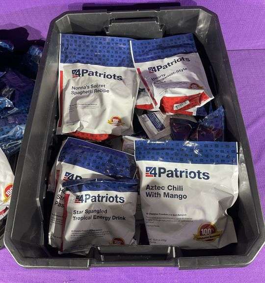 4 Patriots 3 Month Survival Food Kit - Sherwood Auctions