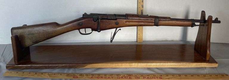 MLE 1892 Military Bolt Action Rifle - Sherwood Auctions