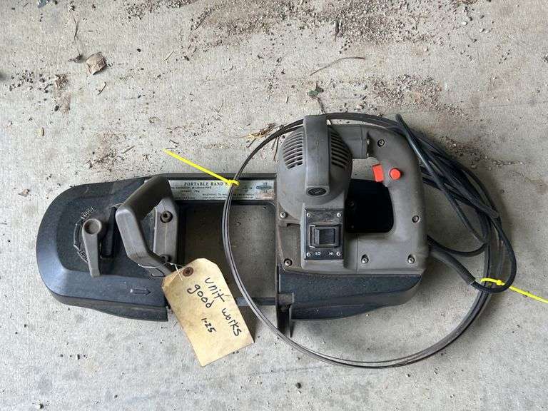 Portable Band Saw - Sherwood Auctions