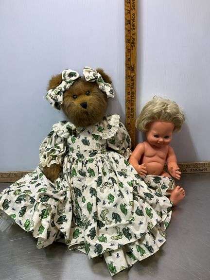 Anatomically Correct Boy Doll, Signed & Numbered Bear & Stuffed Animals ...