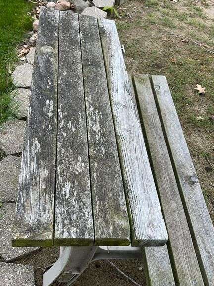 2x4 Basics 31” tall & 4’ wide Bench w/ Flip Down Backrest/Table ...