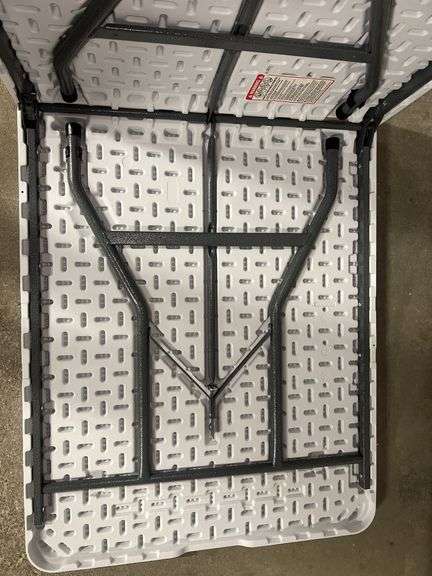 PDG 6’ Folding Plastic Table - Sherwood Auctions