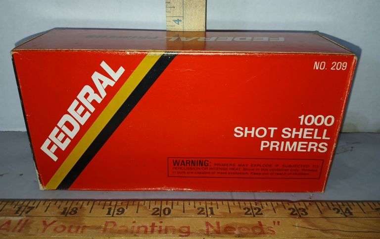 1000 Federal Shot Shell #209 Primers - Sherwood Auctions