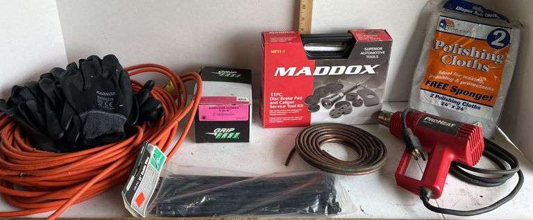 Copper Tubing, Radner Gloves, Maddox Brake Tool Kit, Zip Ties & Heat ...
