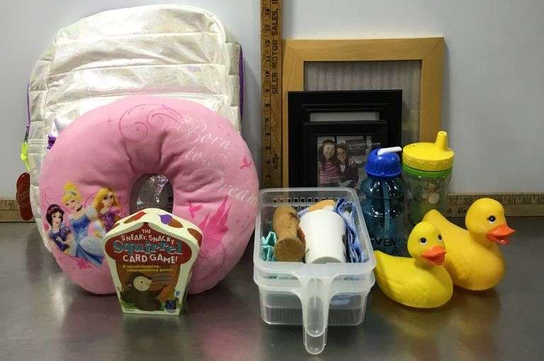 Backpack, Princess Neck Pillow, Frames, Sippy Cups & More - Sherwood ...