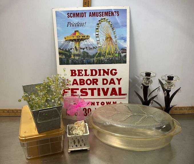 Glass Covered Roaster(has chip), Schmidt Amusements Poster & Home Decor ...