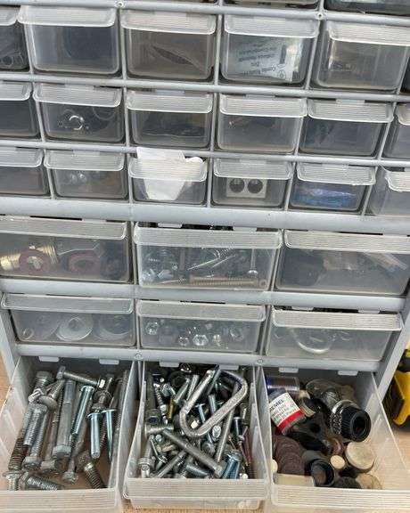 Hardware Organizer With Contents - Sherwood Auctions
