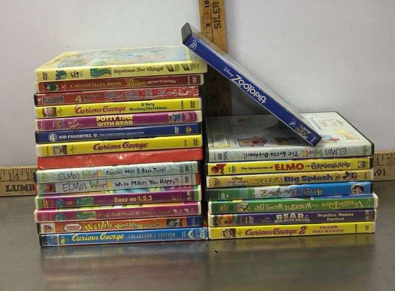Children’s Educational DVD Movies - Sherwood Auctions
