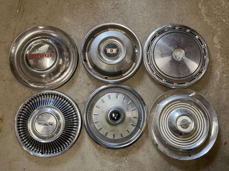 Collection of Mismatched Hubcaps - Sherwood Auctions
