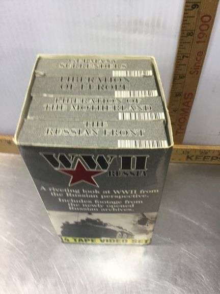 Various War VHS Tapes and More - Sherwood Auctions