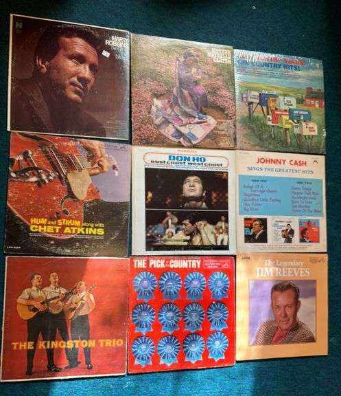 Country Gold Vinyl Records - Sherwood Auctions