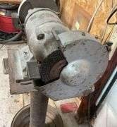 8” Pedestal Bench Grinder Has Power When Plugged In - Sherwood Auctions
