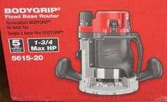 Milwaukee Bodygrip Fixed Base Router- New In Box - Sherwood Auctions