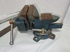 Workbench Vise, Level, Coil Spring Compressor, Pipe Wrench & Squares ...